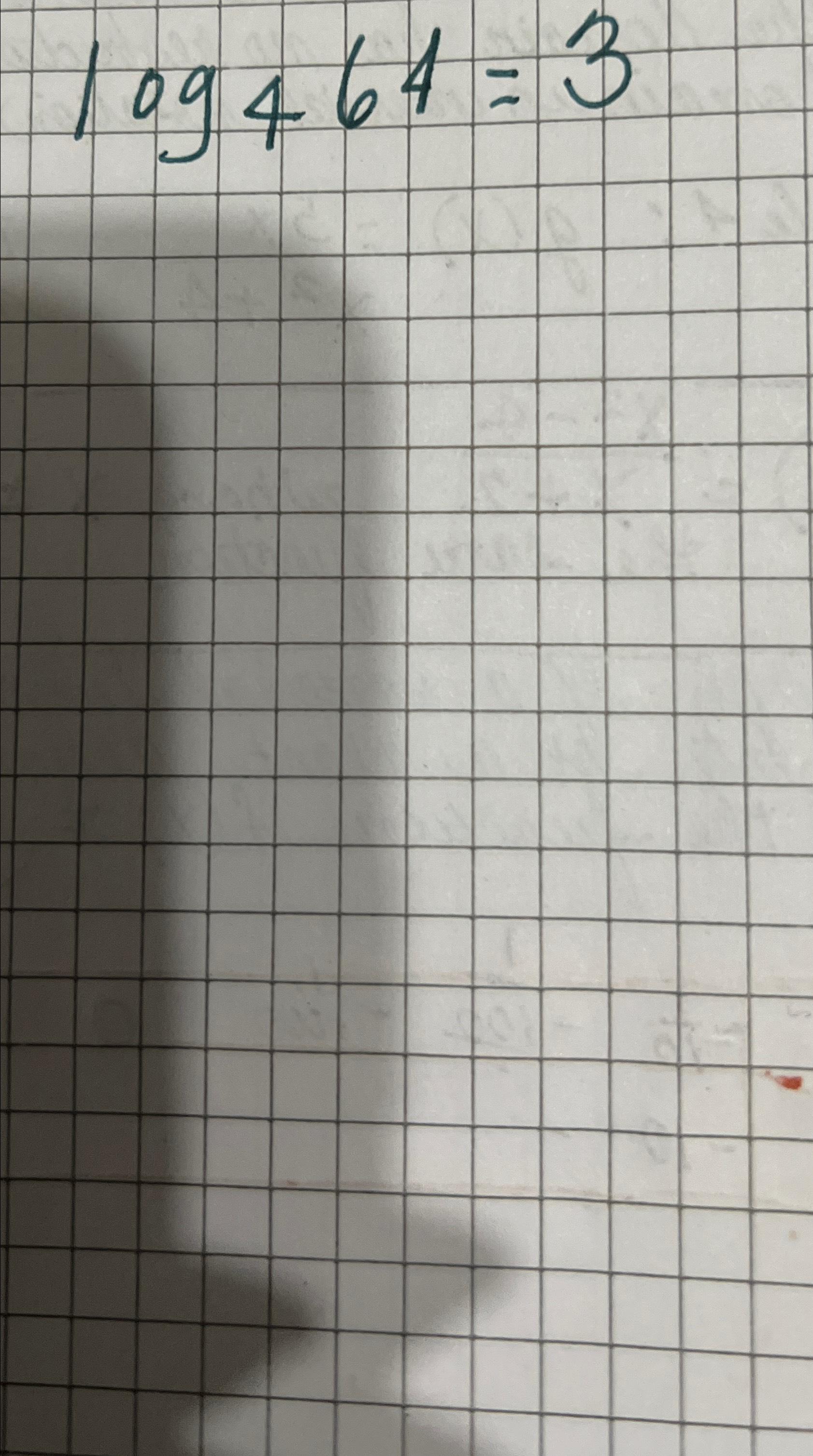 Solved log464=3 | Chegg.com