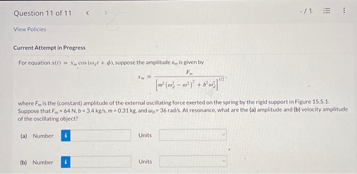 Solved Current Attempt in Progress For equation | Chegg.com