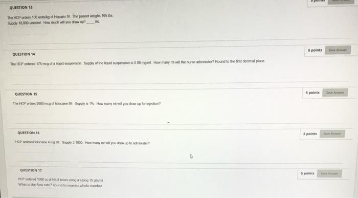 Solved QUESTION 1) The HCP order 100 kg of Hepam IV The | Chegg.com