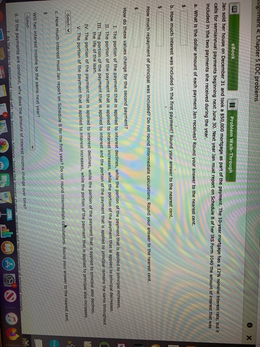 Solved signment 4: Chapter 5 EOC problems eBook Problem | Chegg.com