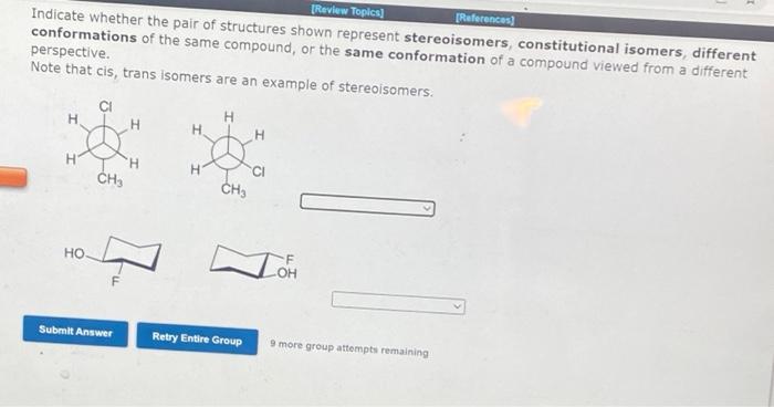 Solved [Review Topics [References Indicate whether the pair | Chegg.com