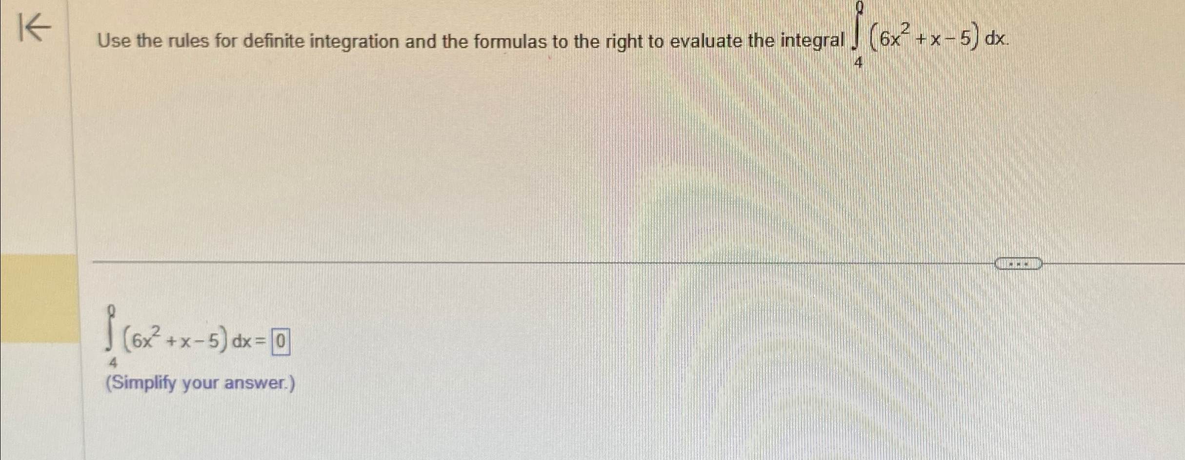 Solved Use the rules for definite integration and the | Chegg.com