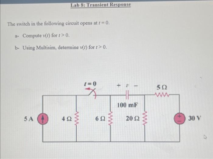 Solved can you explain how to do the transient simulation on | Chegg.com