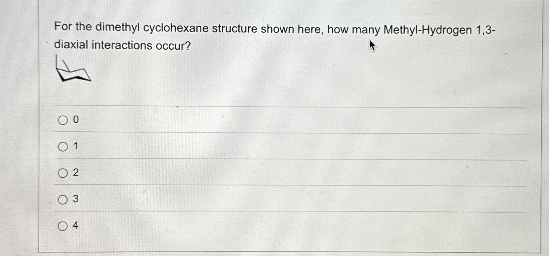 Solved For the dimethyl cyclohexane structure shown here, | Chegg.com
