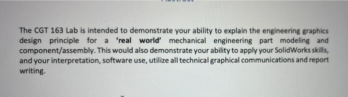 Solved The CGT 163 Lab is intended to demonstrate your | Chegg.com