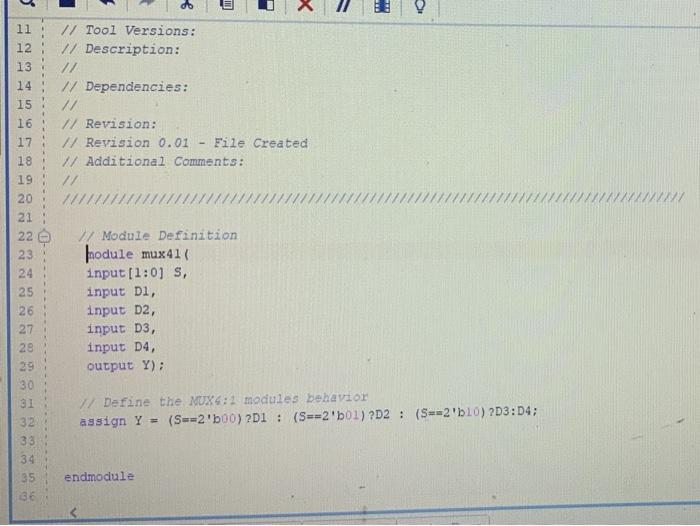 Solved URGENT I need the verilog code for a 4:1 multiplexer | Chegg.com