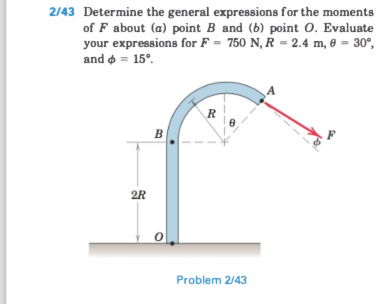 Solved 2/43 ﻿Determine the general expressions for the | Chegg.com
