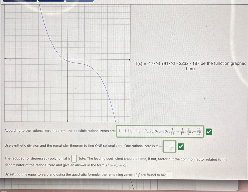 Solved Match the polynomial function to its correct | Chegg.com