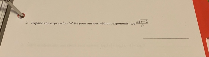 Solved 2. Expand the expression. Write your answer without | Chegg.com