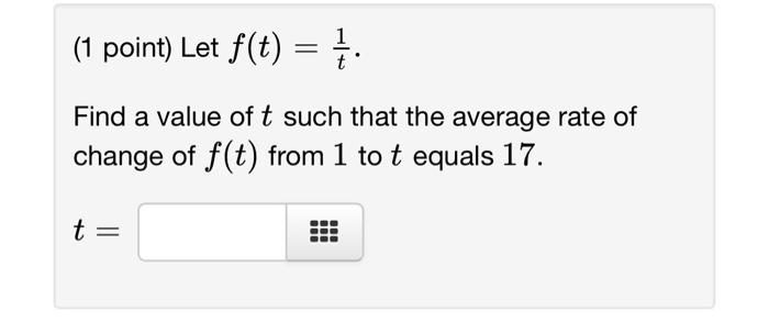 Solved (1 point) Based on the graphs of f(x) and g(x) below, | Chegg.com