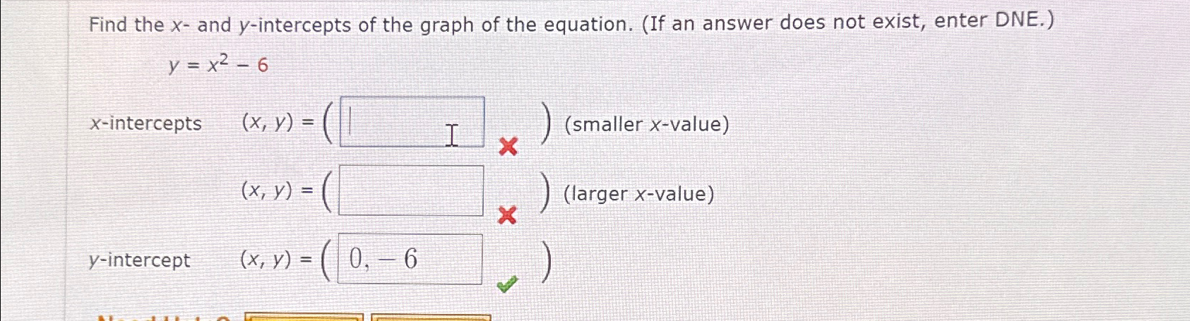 Solved Find the x - ﻿and y-intercepts of the graph of the | Chegg.com