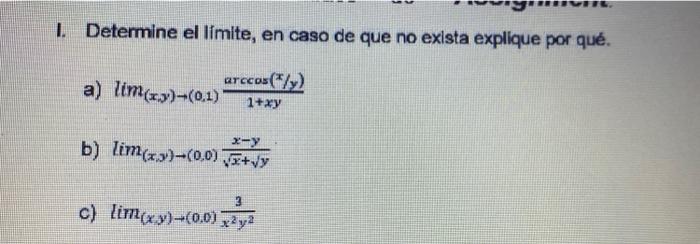 Only B and C and why it doesnt exist the limit? | Chegg.com