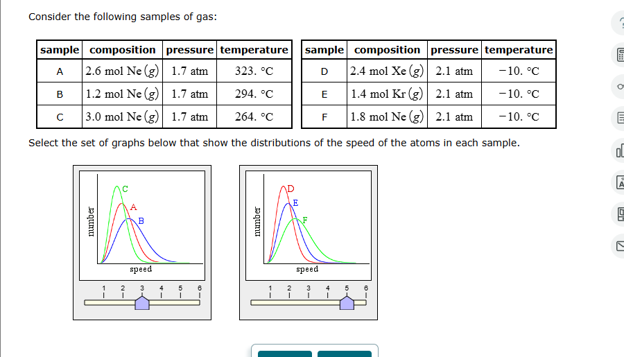 Solved Consider the following samples of gas:Select the set | Chegg.com
