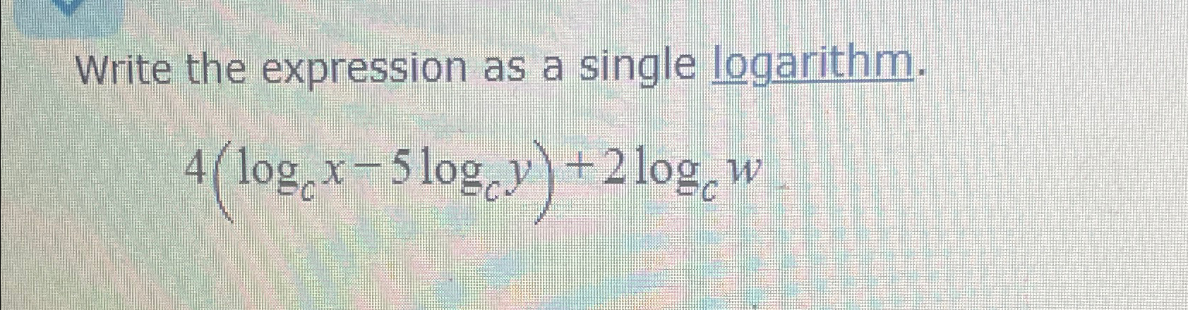 Solved Write the expression as a single | Chegg.com