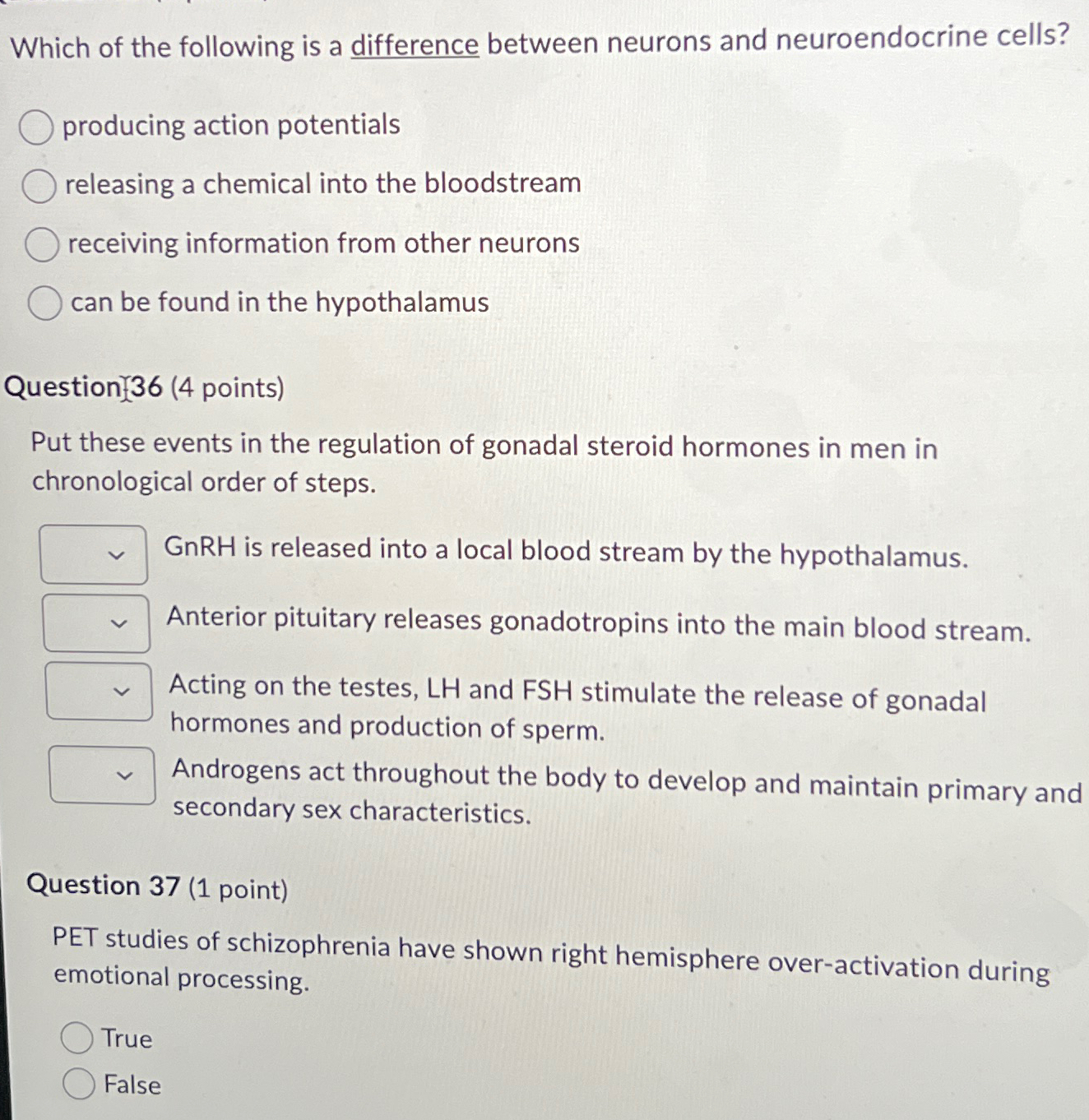 Solved Which of the following is a difference between | Chegg.com