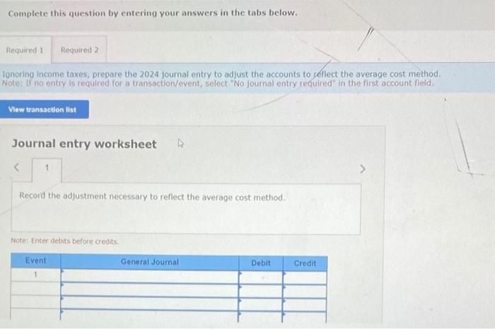 Solved Goldmeyer Company has used the FiFO method of | Chegg.com