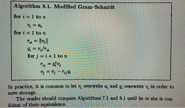 Solved 8.1. Let A be an mxn matrix. Determine the exact | Chegg.com
