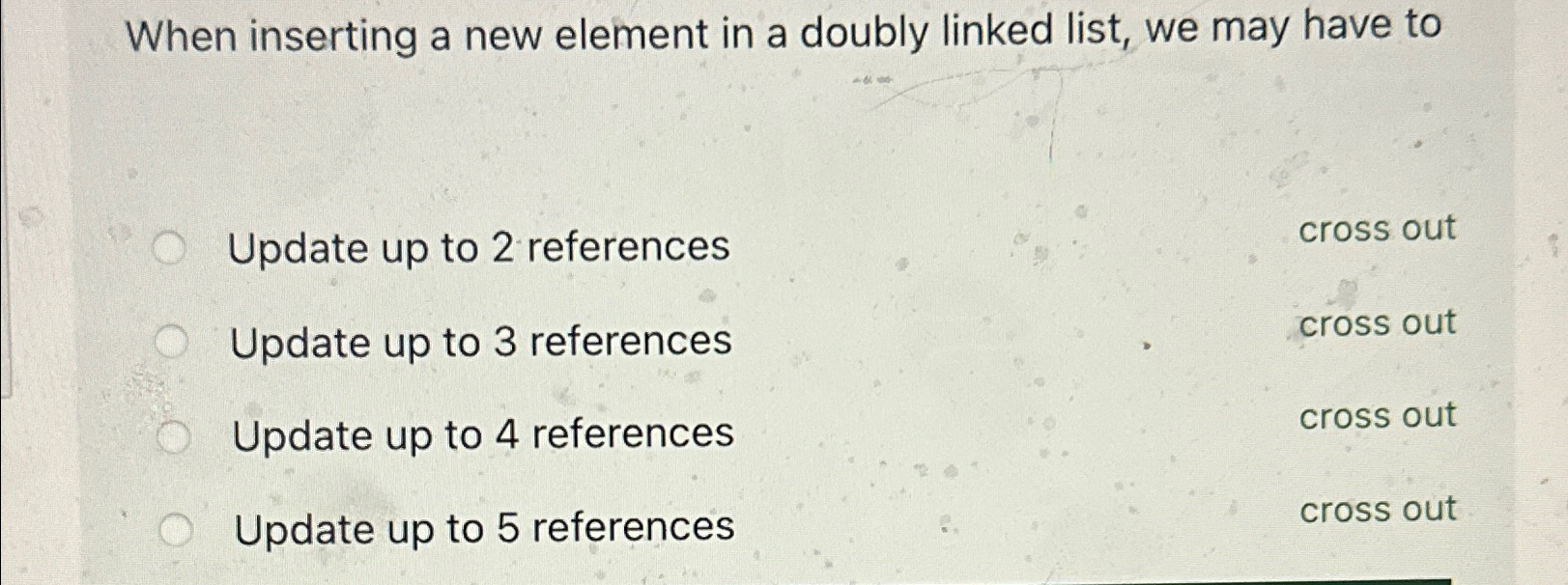 Solved When inserting a new element in a doubly linked list, | Chegg.com