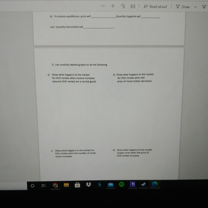 Solved + | A Read aloud Draw 1) Use the following schedules | Chegg.com