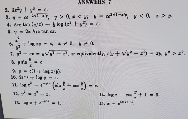 Solved 11. (zeme – y sin Y) ds + 2 sin ( dy = 0. Find a | Chegg.com