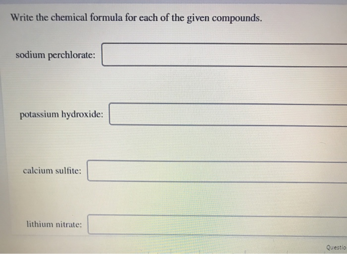 Solved Name the compounds. Spelling counts. Li2SO4 NH,NO3 | Chegg.com