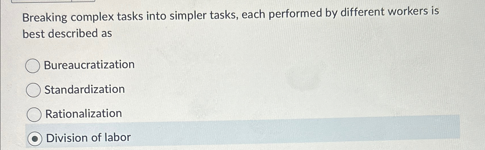 Solved Breaking complex tasks into simpler tasks, each | Chegg.com