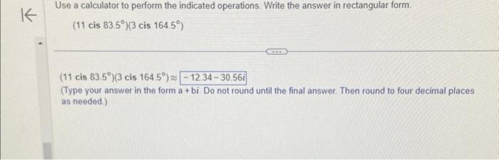 Solved Use a calculator to perform the indicated operations. | Chegg.com