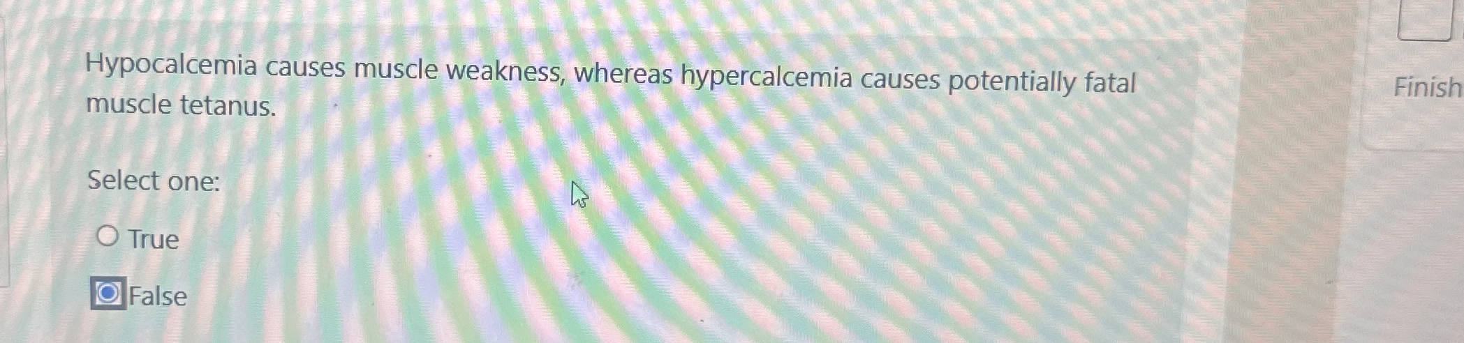 Solved Hypocalcemia causes muscle weakness, whereas | Chegg.com