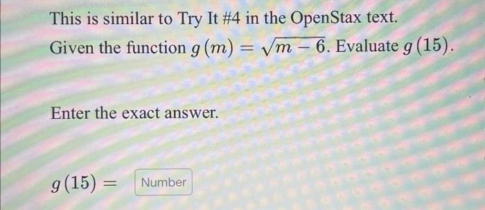 Solved This is similar to Try It #4 in the OpenStax text. | Chegg.com