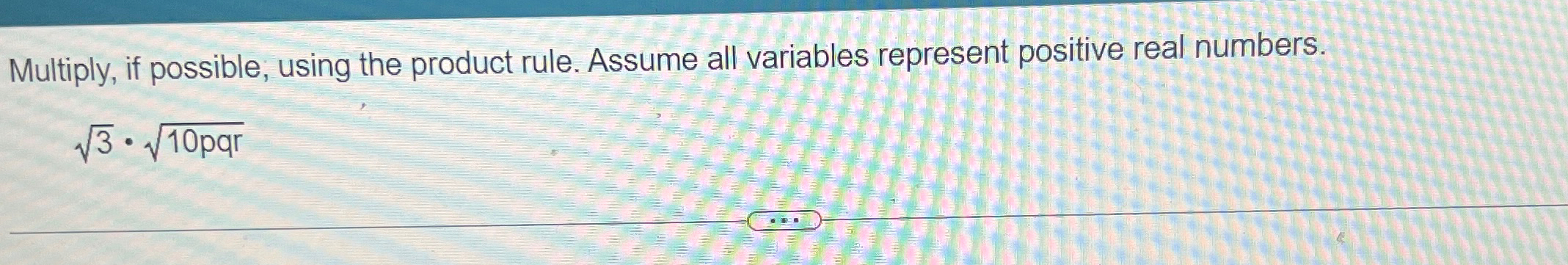 Solved Multiply, if possible, using the product rule. Assume | Chegg.com