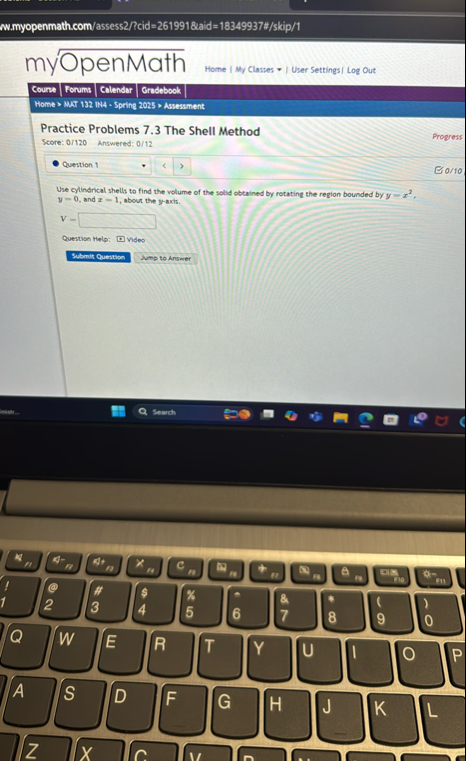 w.myopenmath.com/assess2/?cid=26199182aid= 18349937 | Chegg.com