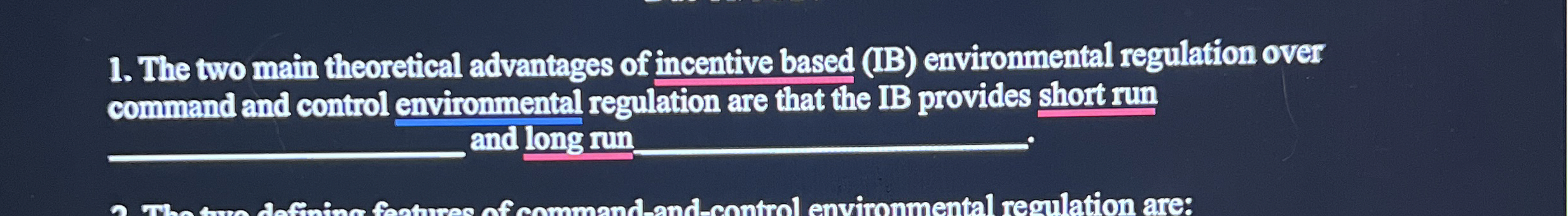 High Quality SOLUTION The two main theoretical advantages of incentive | Chegg.com