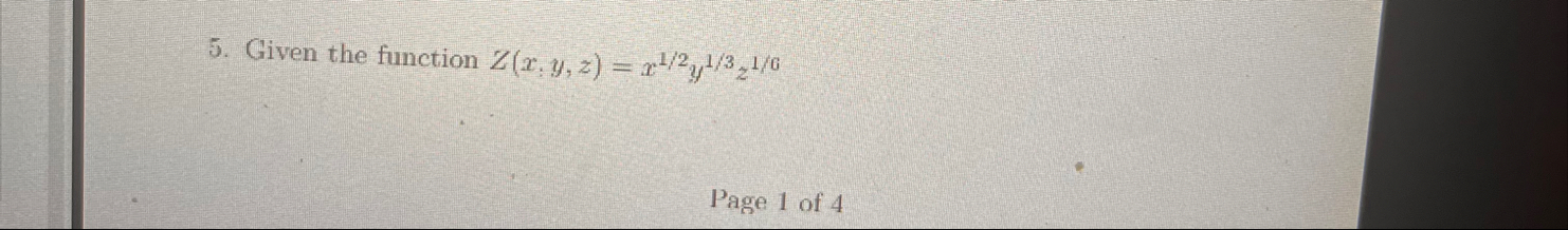 Solved An individual's utility function is given by: | Chegg.com