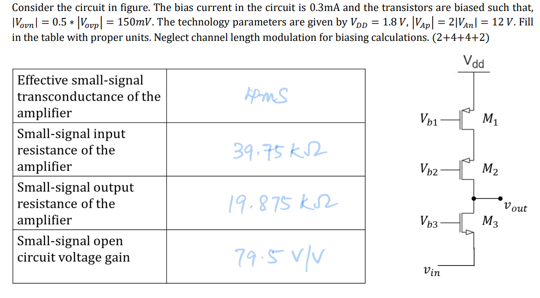 Solved Consider the circuit in figure. The bias current in | Chegg.com