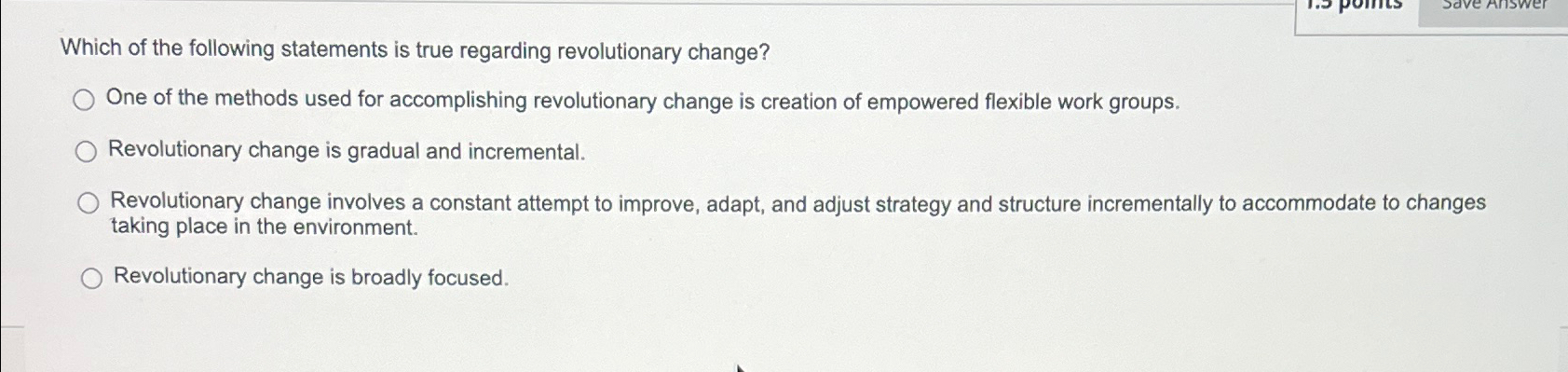 Solved Which of the following statements is true regarding | Chegg.com