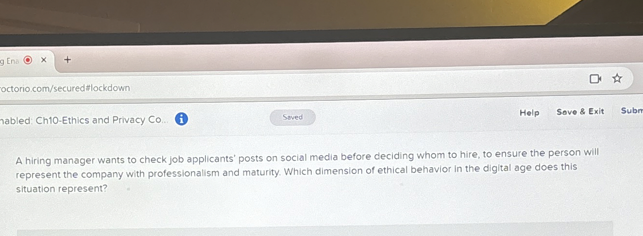 Solved g Enâoctorio.com/secured#lockdownHelpSove & | Chegg.com