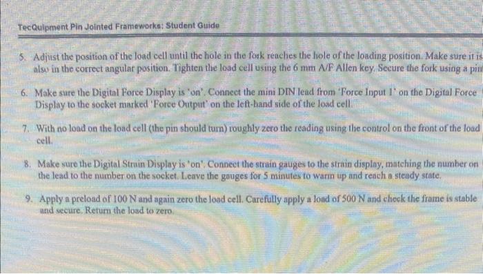Figure 1 Typical Exporimental Layout This guide | Chegg.com