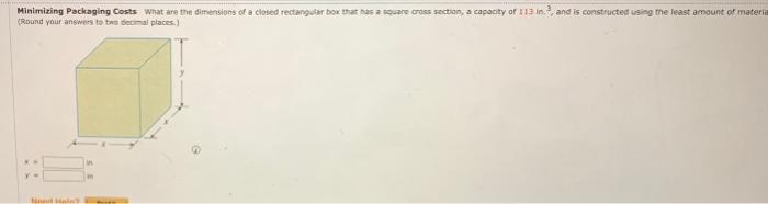 Solved (Round youf answers to the decinal places.) | Chegg.com