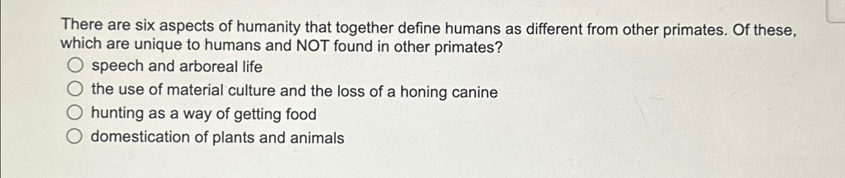 Solved There are six aspects of humanity that together | Chegg.com