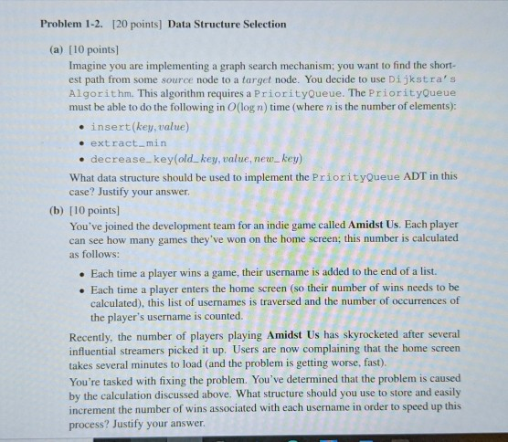 Solved Problem 1-1. [20 points) Correctness Determine | Chegg.com