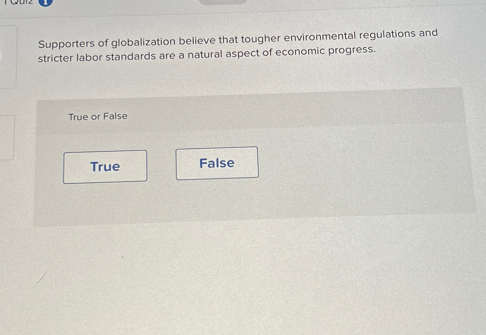Solved Supporters of globalization believe that tougher | Chegg.com