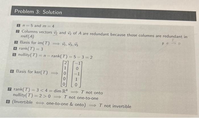 Solved Consider the linear Transformation T:Rn→Rm given by | Chegg.com