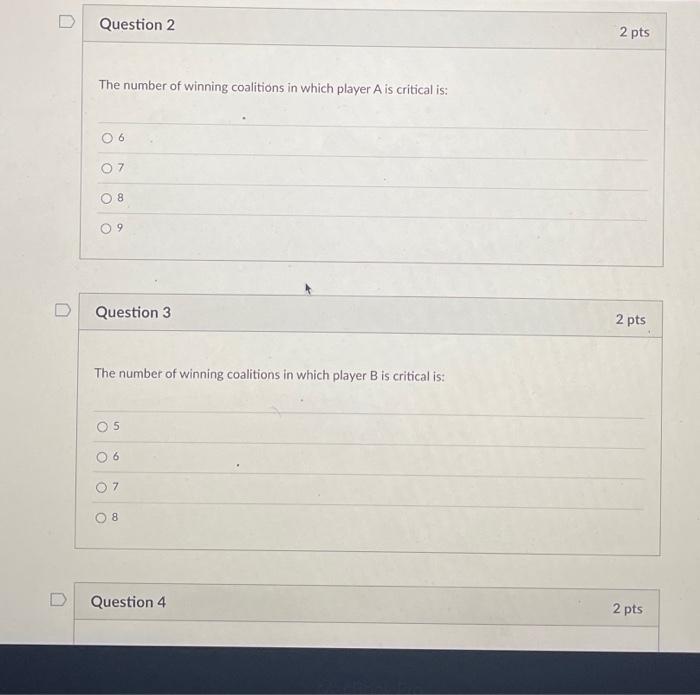 Solved Consider the following weighted voting system with | Chegg.com Solved Consider the following weighted voting system with | Chegg.com