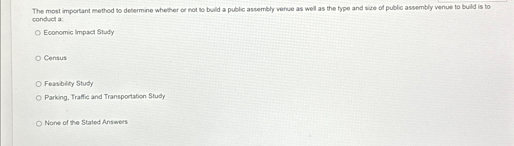 Solved The most important method to determine whether or not | Chegg.com