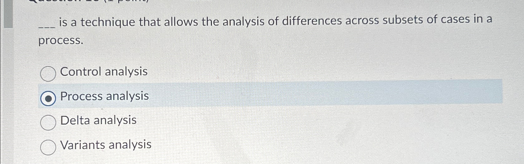Solved q, ﻿is a technique that allows the analysis of | Chegg.com