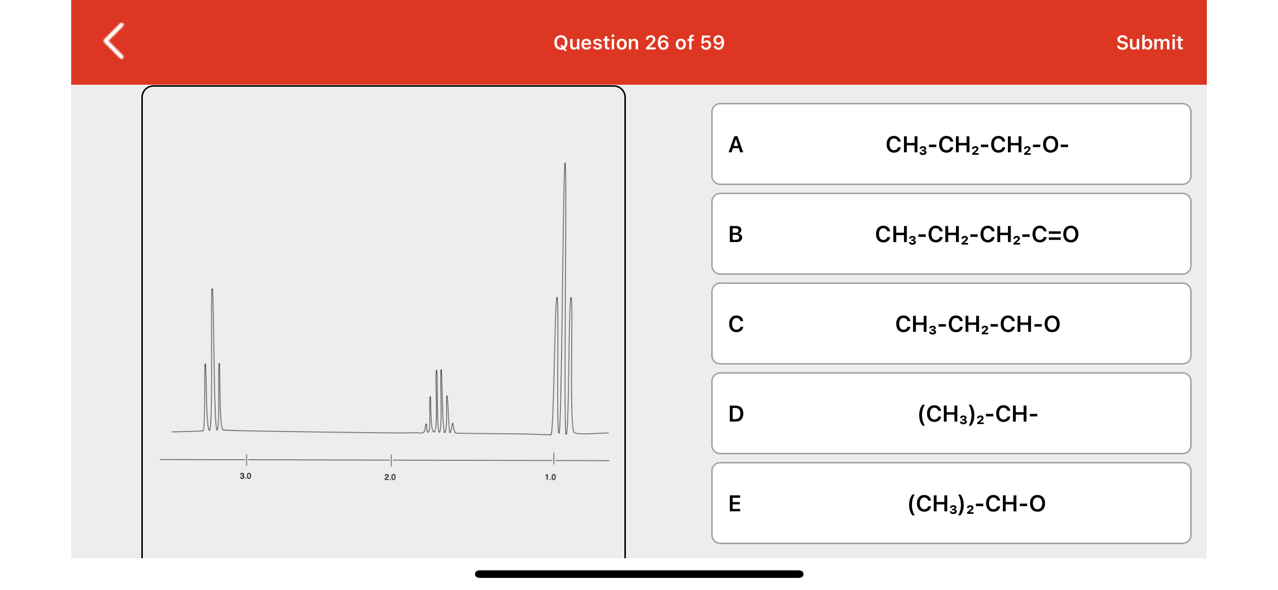 Solved The image below shows a portion of a 'H NMR spectrum | Chegg.com