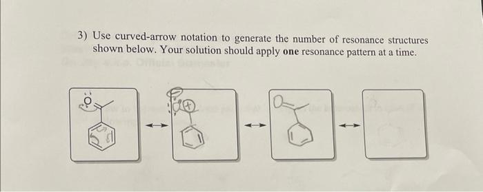 Solved 3) Use curved-arrow notation to generate the number | Chegg.com