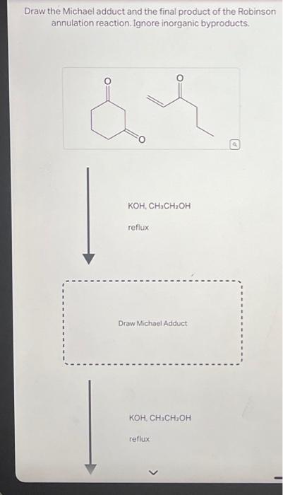 Solved Draw the Michael adduct and the final product of the | Chegg.com