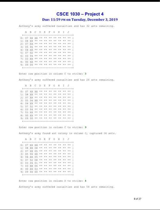 CSCE 1030: Homework 4 Due: 11:59 PM on Tuesday, | Chegg.com