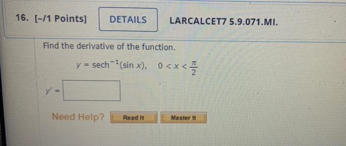 Solved Evaluate the definite integral. L sech sech?(3x - 1) | Chegg.com